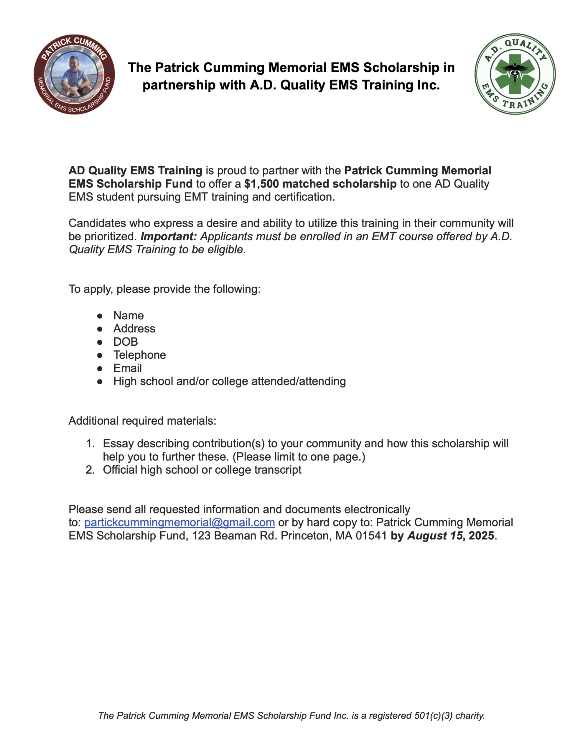Home - A.D. Quality EMS Training